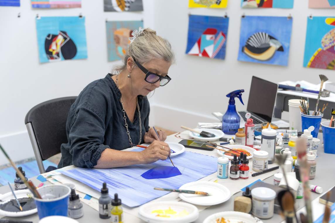 In the Studio: Sarah Amos | Joan Mitchell Foundation