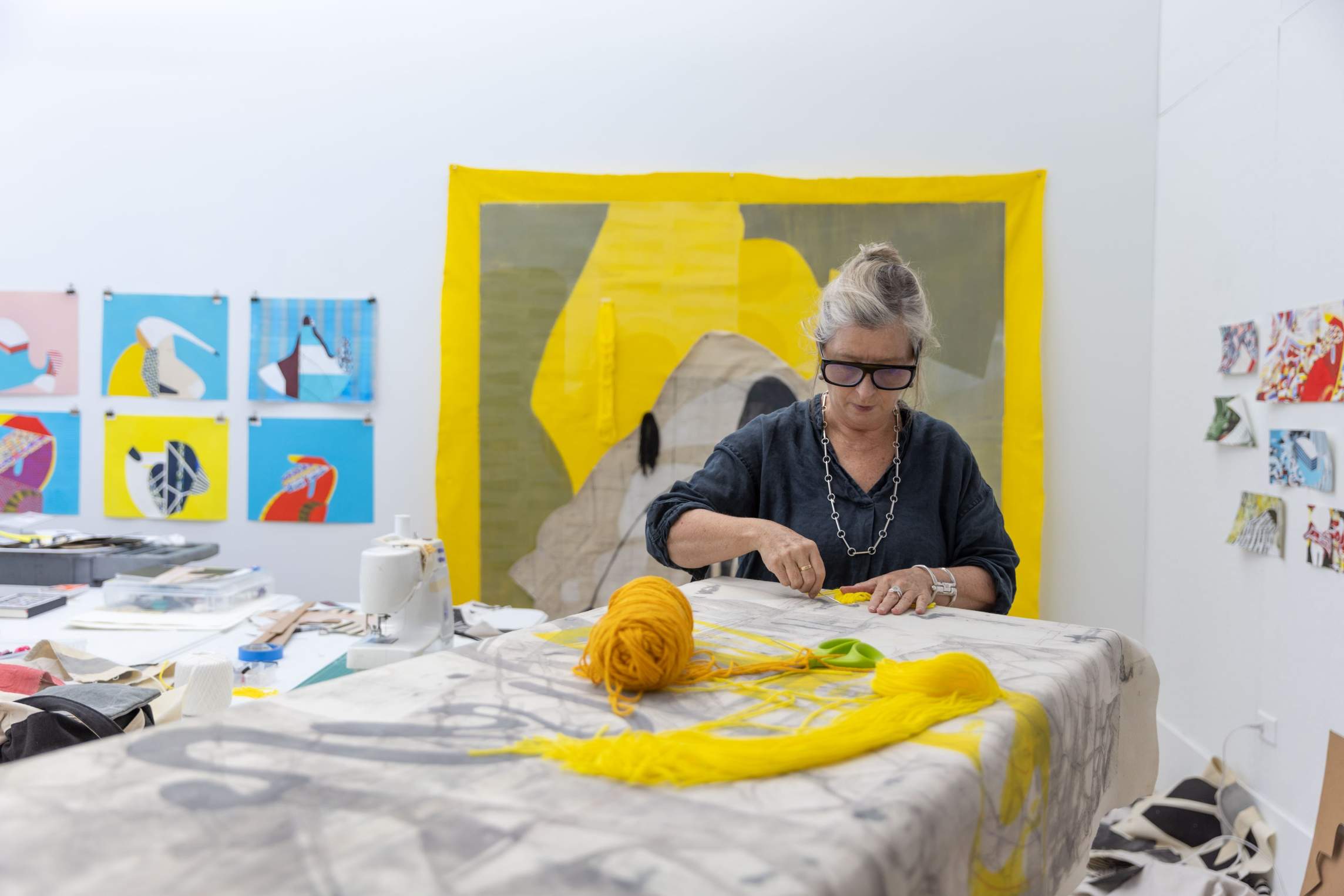 In the Studio: Sarah Amos | Joan Mitchell Foundation